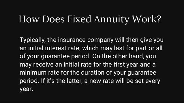 Fixed Annuity And Its Type | PPT