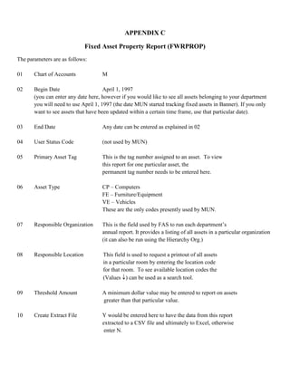Fixed asset report | PDF