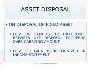 ACCOUNTING FOR FIXED ASSETS | PPTX