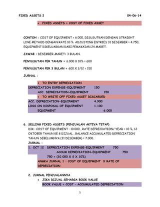 Fixed assets 2.pdf | Stocks and Bonds | Personal Investing
