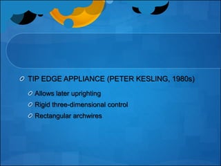 Fixed orthodontic appliances | PPTX