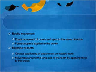 Fixed orthodontic appliances | PPTX