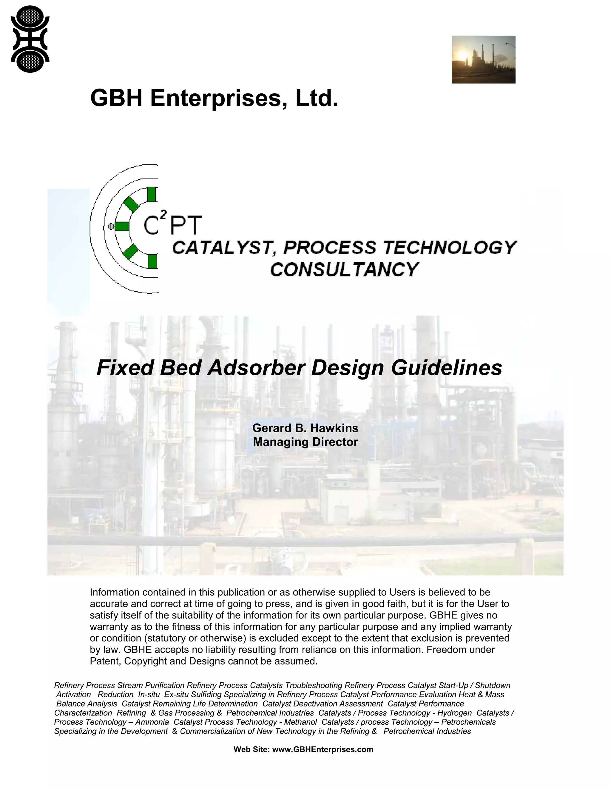 Fixed Bed Adsorber Design Guidelines | PDF