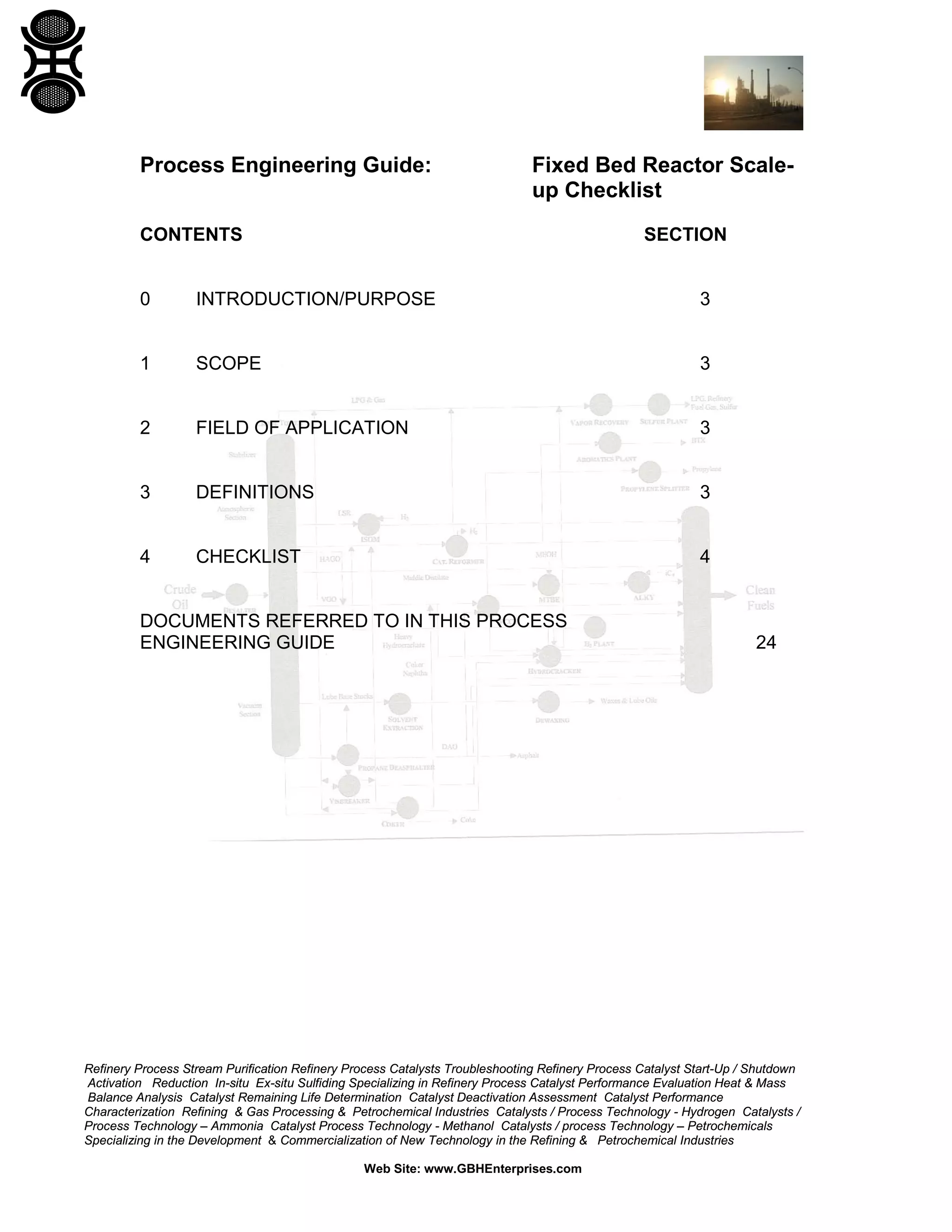 Fixed Bed Reactor Scale-up Checklist | PDF