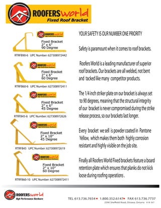 Fixed Metal Roof Bracket | PDF