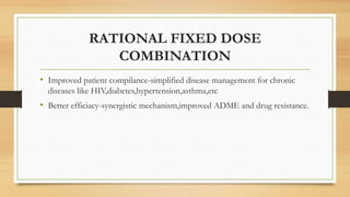 Fixed dose combination | PPTX