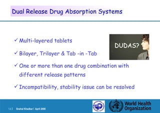 Fixed Dose Combinations- WHO Meet | PPT