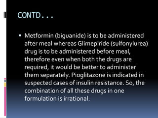 Fixed dose drug combinations | PPTX