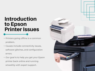 Fixed Epson Printer Offline Error 1-800-319-5804 | PPTX