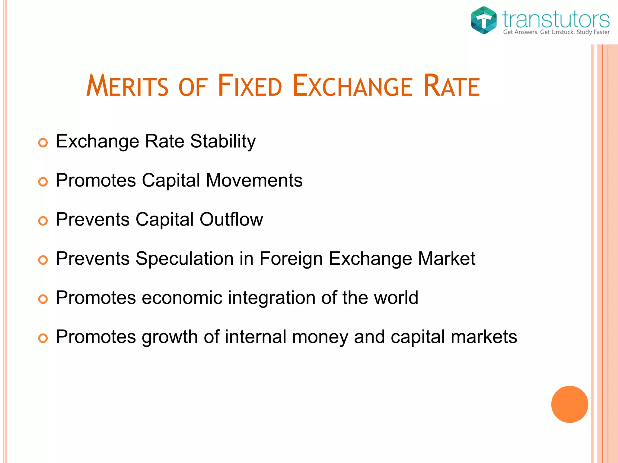 Fixed Exchange Rate | Economics | PPTX