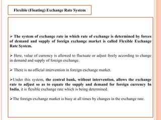 Fixed exchange rate and flexible exchange rate.pptx