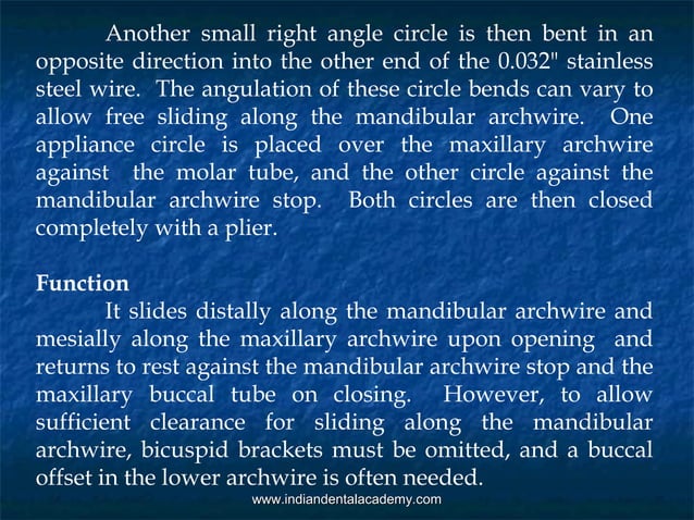 Fixed functional appliance | PPT