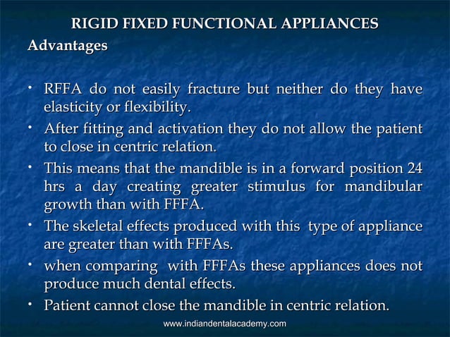 Fixed functional appliance | PPT