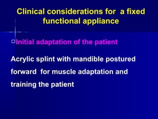 Fixed functional appliances | PPT