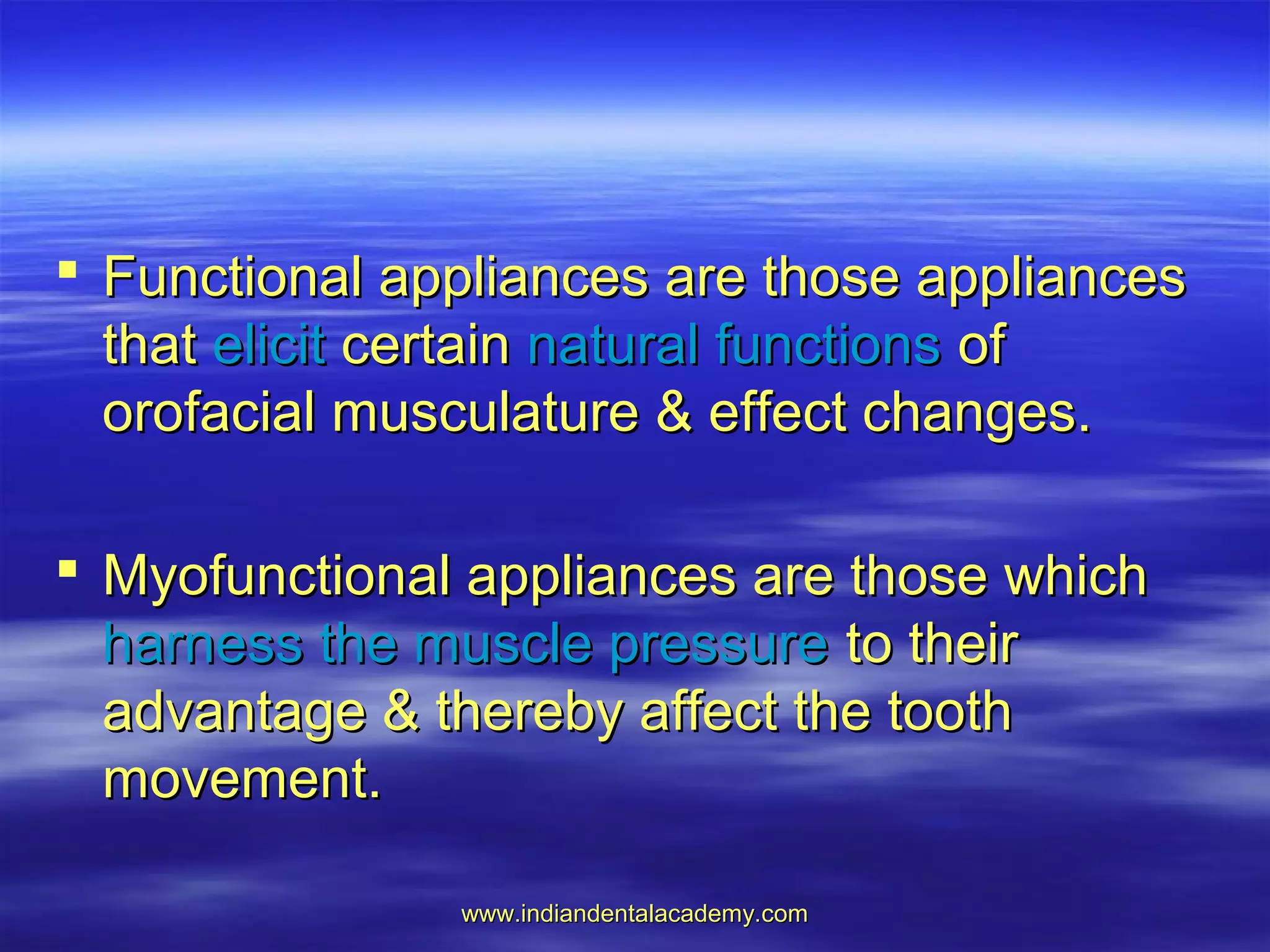 Fixed functional appliances | PPT