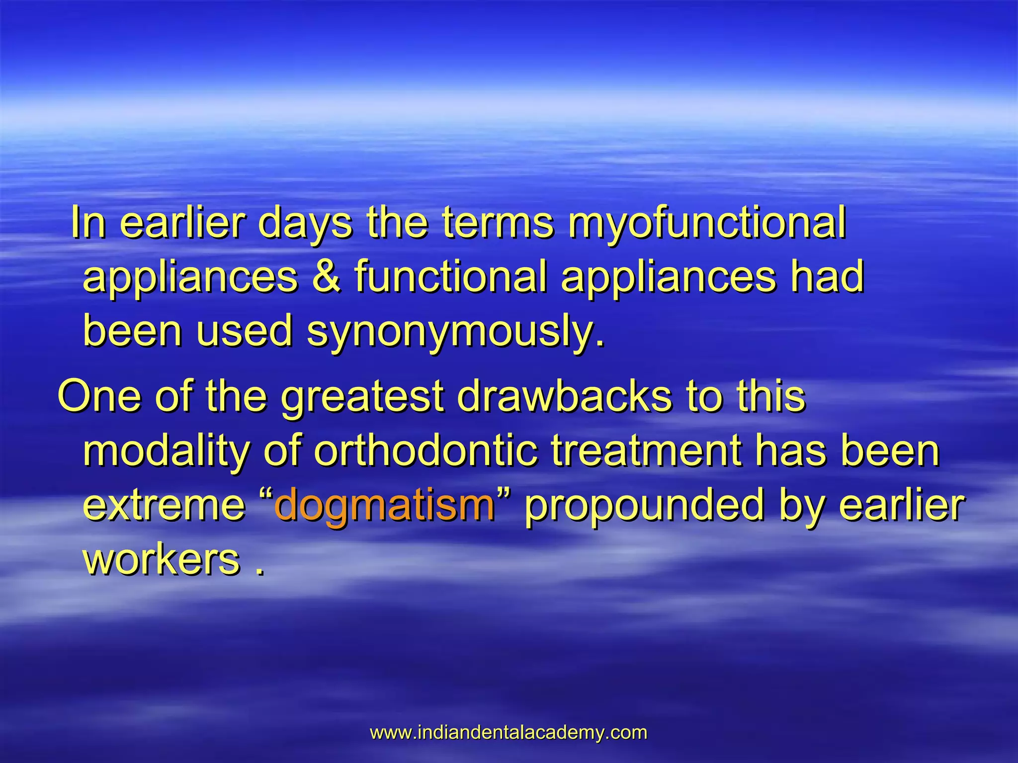 Fixed functional appliances | PPT