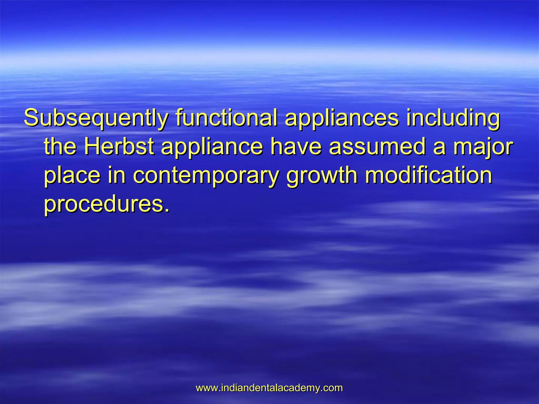 Fixed functional appliances | PPT