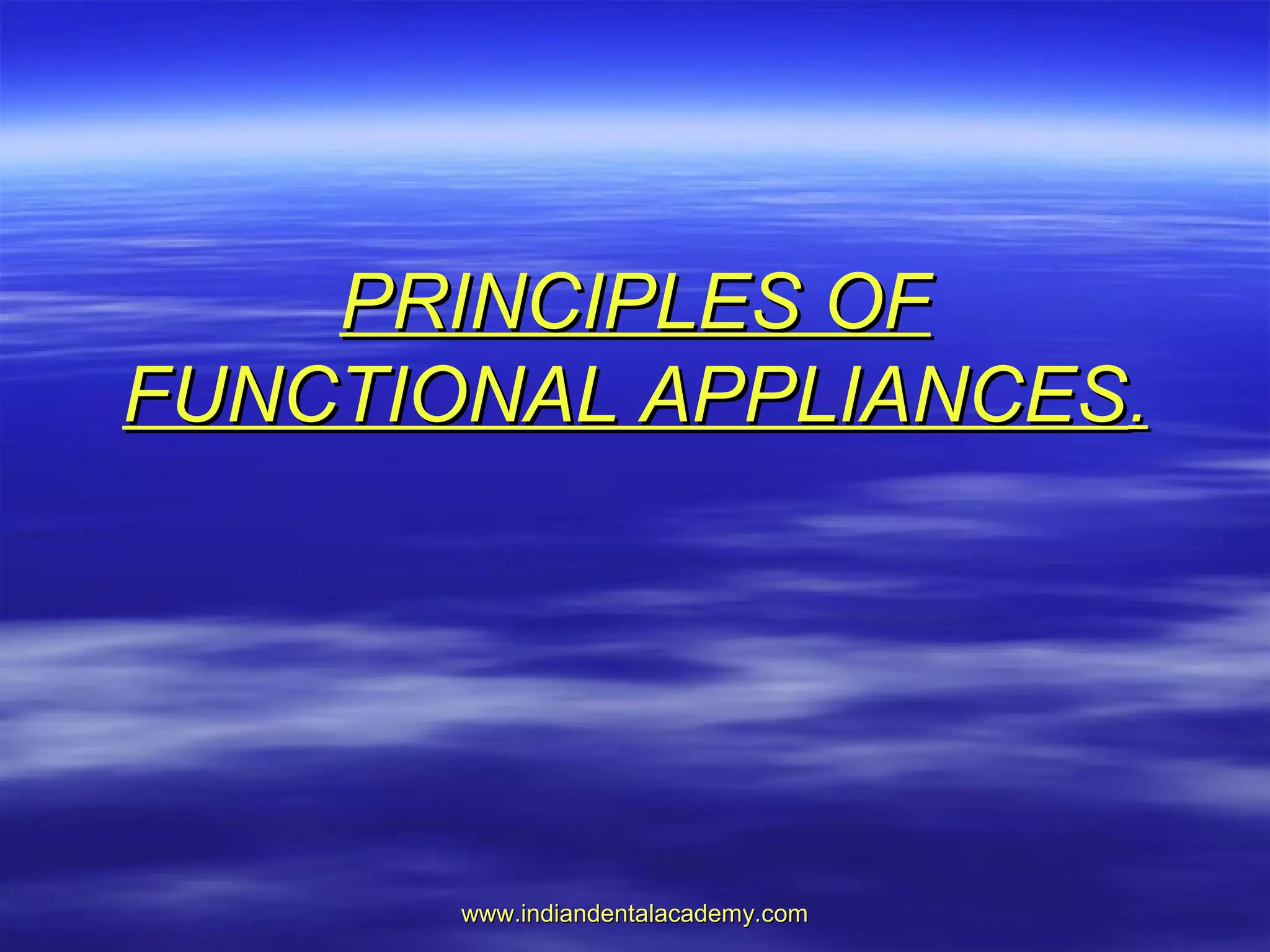 Fixed functional appliances | PPT