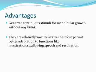 Fixed functional appliances in Orthodontics | PPTX