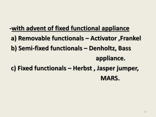 Fixed functional appliances dds | PPTX