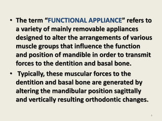 Fixed functional appliances dds | PPTX