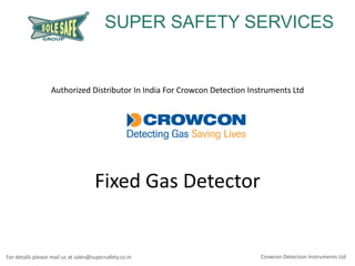 Fixed Gas Detectors Crowcon | PPT
