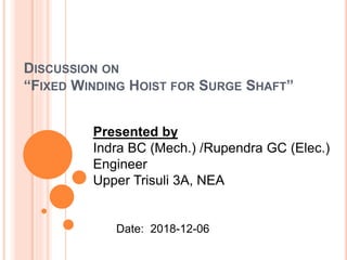 Hoisting equipment inspection presentation | PPTX