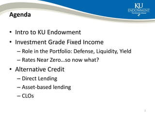 Fixed income and endowment portfolio management | PDF