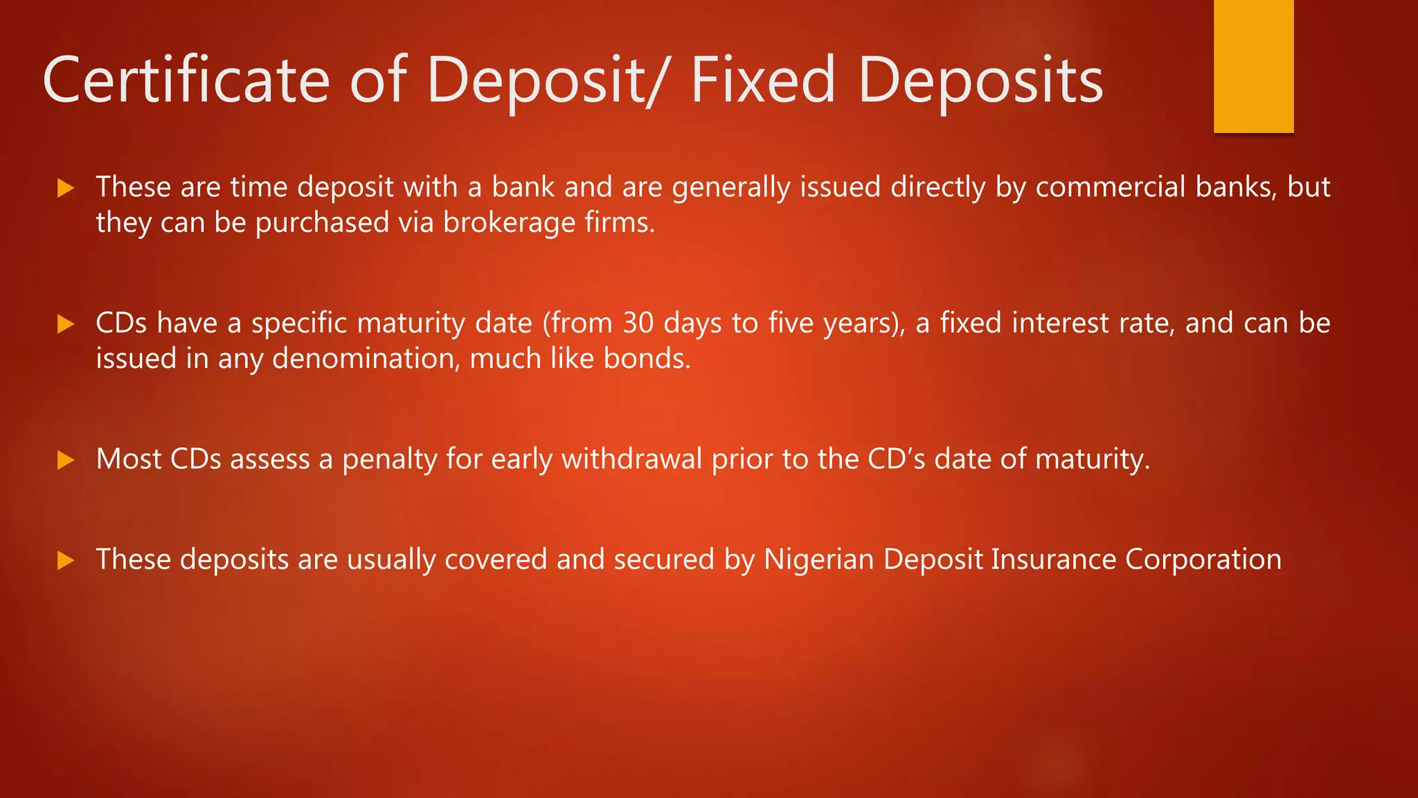 Fixed Income Instruments and Their Behaviours | PPTX