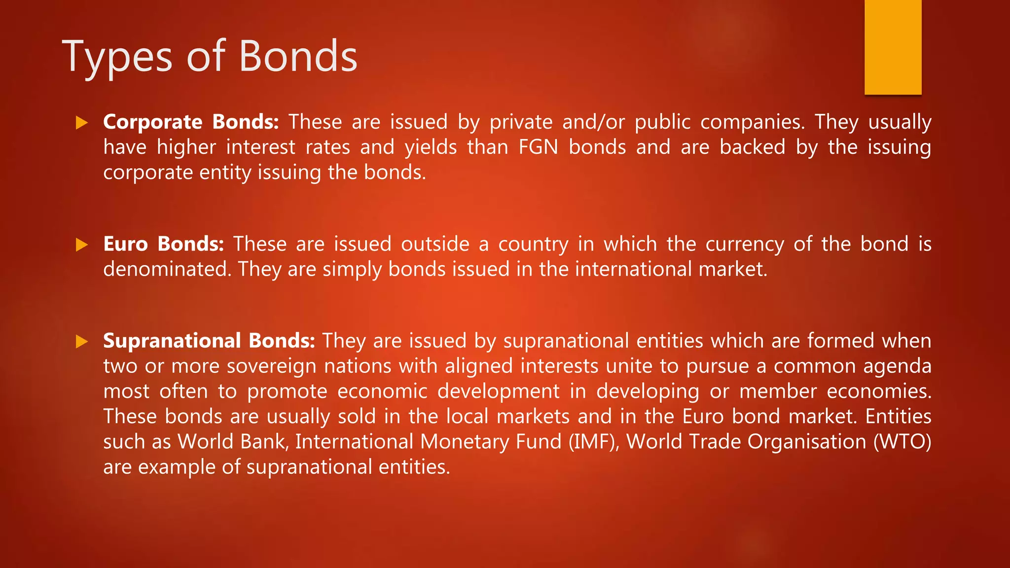 Fixed Income Instruments and Their Behaviours | PPTX