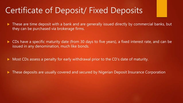 Fixed Income Instruments and Their Behaviours | PPTX