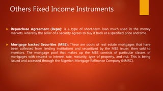 Fixed Income Instruments and Their Behaviours | PPTX