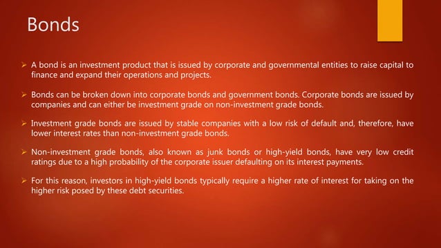 Fixed Income Instruments and Their Behaviours | PPTX