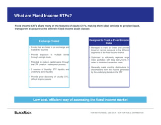 Introduction to iShares Fixed Income ETFs | PPT