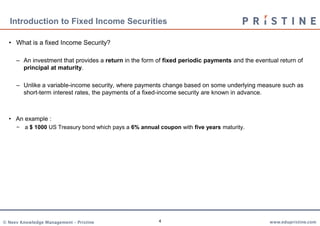 Fixed income securities- Analysis and valuation | PDF