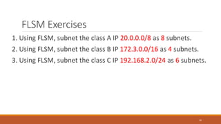 Fixed Length Subnetting about ip address.pptx