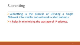 Fixed Length Subnetting about ip address.pptx