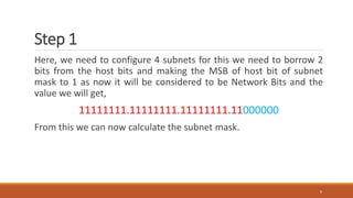 Fixed Length Subnetting about ip address.pptx