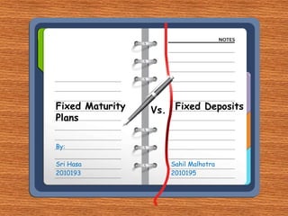 Fixed maturity plans | PPTX