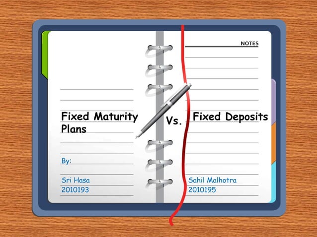 Fixed maturity plans | PPTX