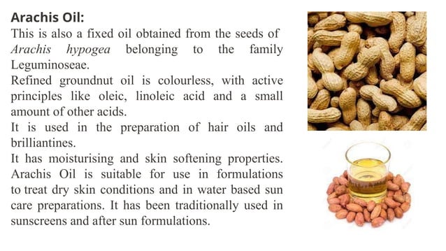 Fixed Oils in Cosmetics.pptx pharmacognosy | PPTX
