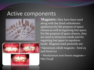 Fixed orthodontic appliances by khaled sadeq | PPTX