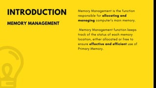 Fixed partitioning of memory | PDF