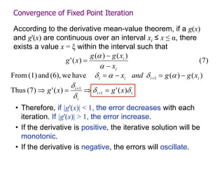 Fixed point iteration method for root finding | PDF