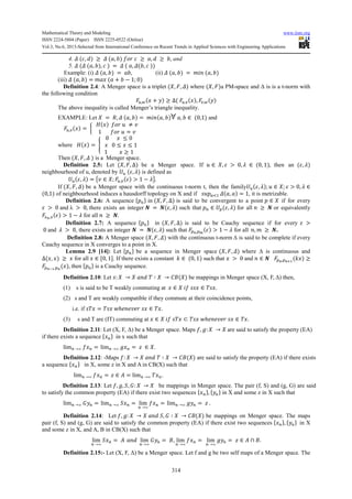 Fixed point result in menger space with ea property | PDF