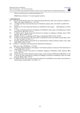 Fixed point result in menger space with ea property | PDF