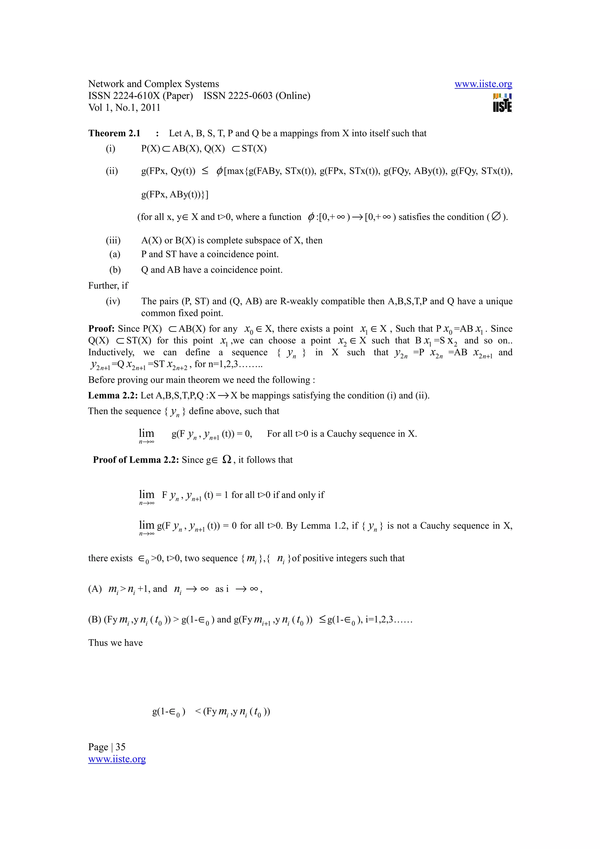 Fixed Point Theorem Of Discontinuity And Weak Compatibility In Non