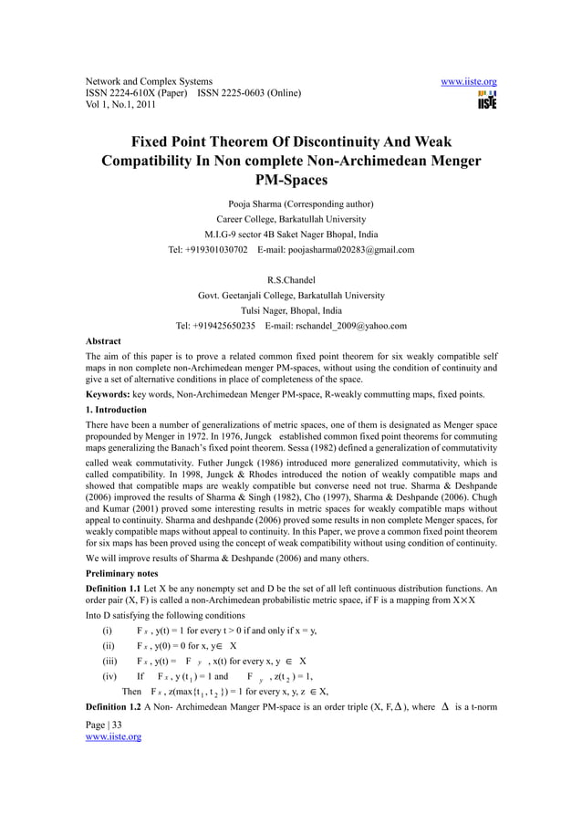 Fixed point theorem of discontinuity and weak compatibility in non complete non archimedean ...