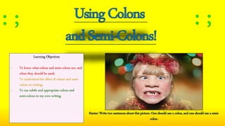 Semicolon/Colon Powerpoint | PPT
