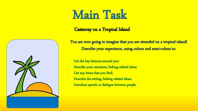 Semicolon/Colon Powerpoint | PPT